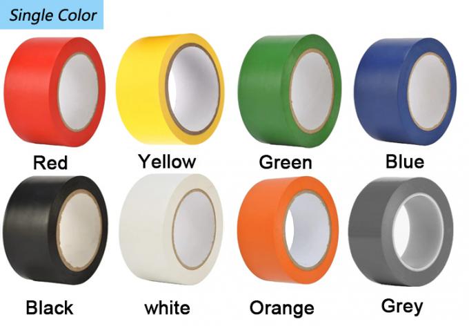 Black Floor Marking Tape Safety Signage PVC Warning Marking Tape Paper Core