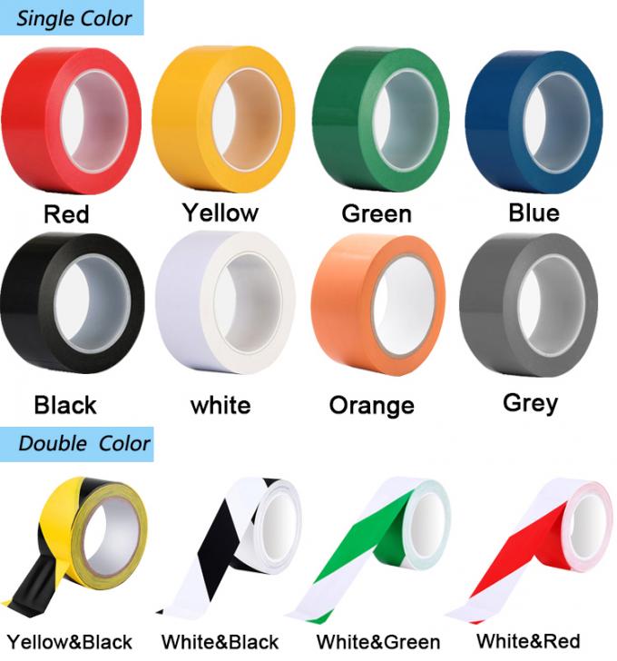 PVC Floor Marking Tape Warning Marker Tape Roll