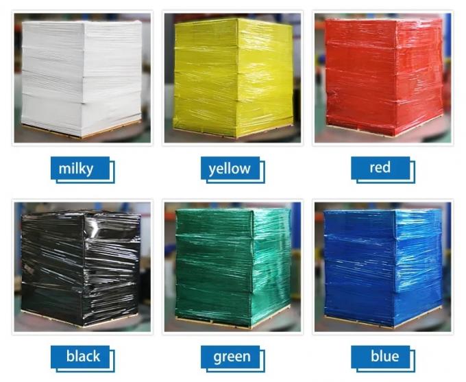 Manual Colored PE industrial biodegradable stretch film Wrapping Film ...