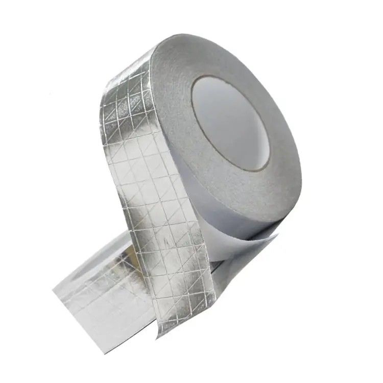 Scrim Kraft HVAC Reinforced Aluminum Foil Tape 3 Way FSK Rubber Resin ...