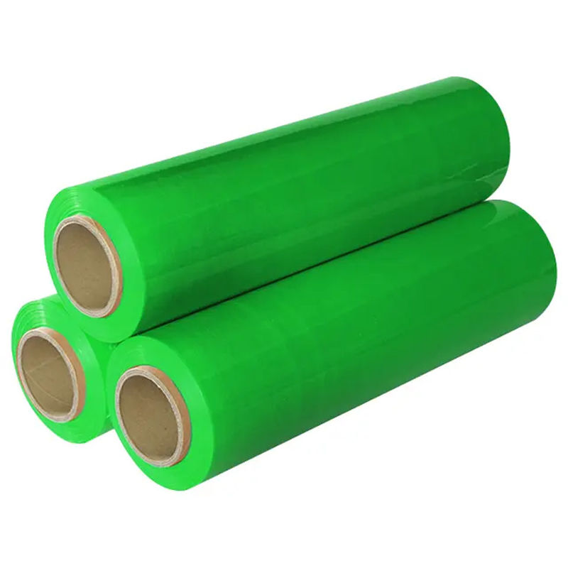 Manual Colored PE industrial biodegradable stretch film Wrapping Film ...